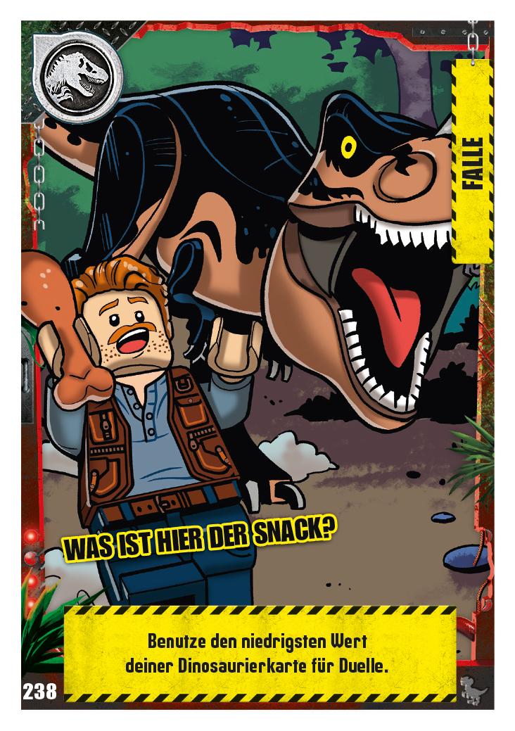 Nummer 238 I Was Ist Hier Der Snack? I Lego Jurassic World Tcg 3 | Blue 