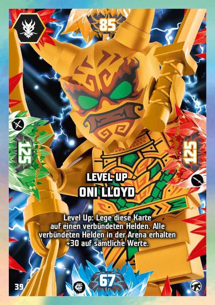 Nummer 039 I Level Up Oni Lloyd I LEGO Ninjago TCG 8 Next Level | Blue Ocean Entertainment AG