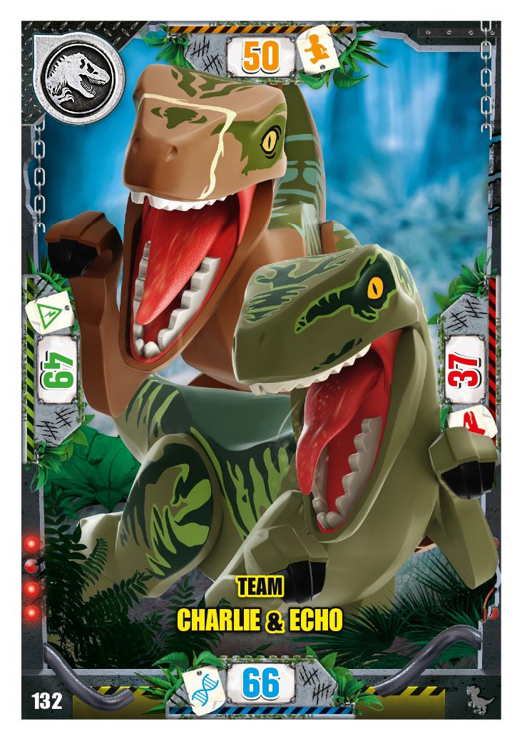 Nummer 132 I Team Charlie & Echo I Lego Jurassic World Tcg 3 | Blue