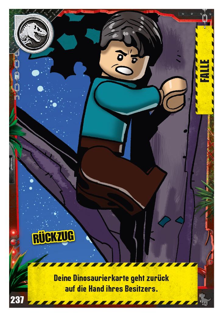 Nummer 237 I Rückzug I Lego Jurassic World Tcg 3 | Blue Ocean 