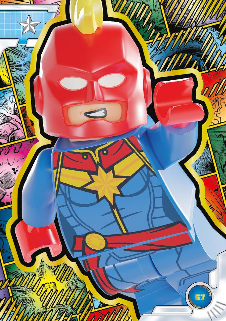 Nummer 057 I Ultra Captain Marvel I LEGO Marvel Avengers TCC 1 | Blue Ocean Entertainment AG